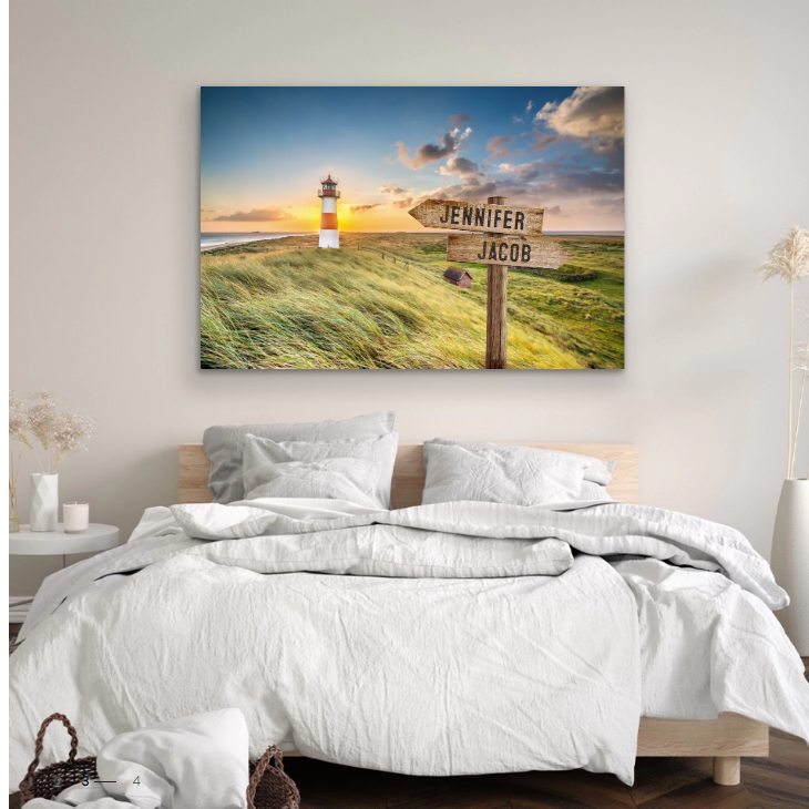 Acrilic Multi-Name Signpost in lighthouse – Bayoli